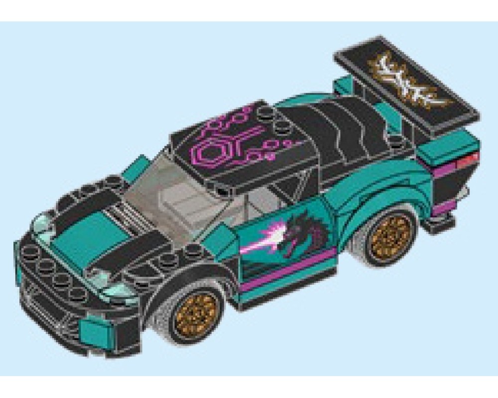LEGO Set 60389-1-s1 Dark Turquoise Car (2023 City) | Rebrickable ...