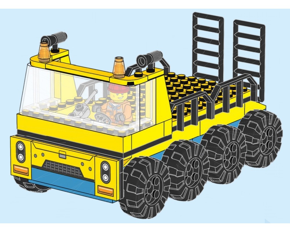 LEGO Set 60391-1-s1 Loader with Ramp (2023 City > Construction ...