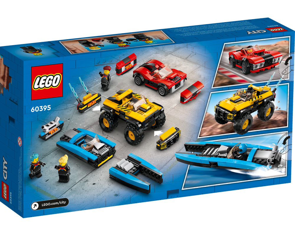 LEGO Set 60395-1 Combo Race Pack (2023 City) | Rebrickable - Build with ...