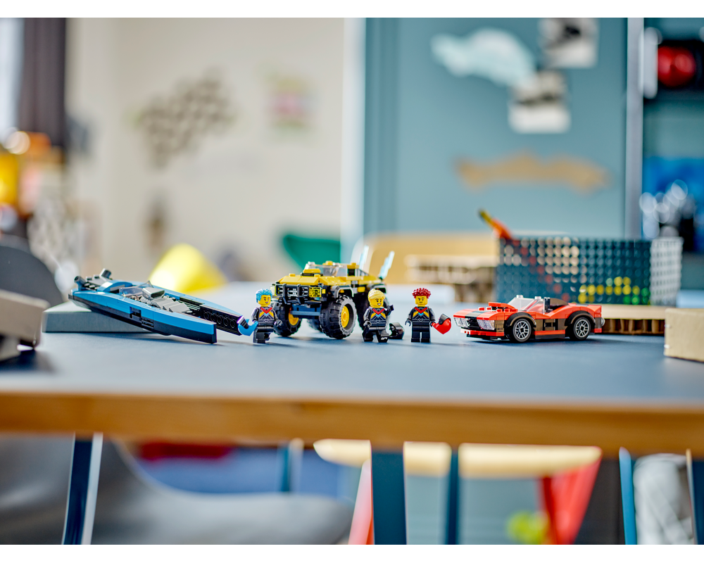 LEGO Set 60395-1 Combo Race Pack (2023 City) | Rebrickable - Build with ...