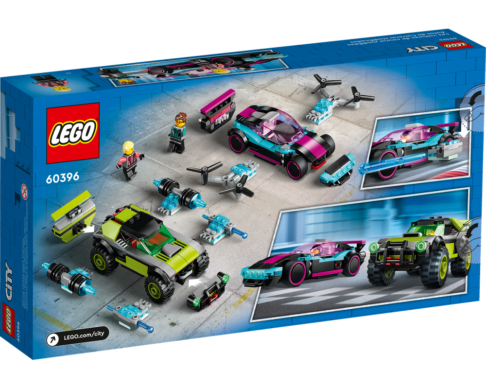LEGO Set 60396-1 Modified Race Cars (2023 City) | Rebrickable - Build ...