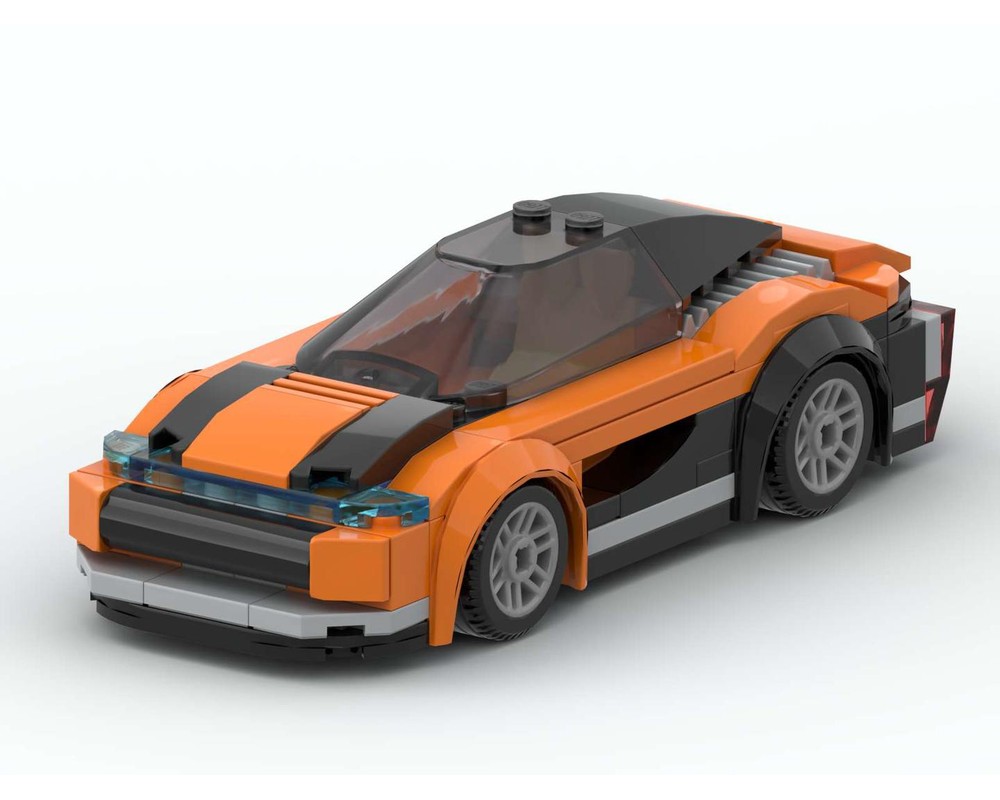 LEGO Set 60408-1-s1 Orange car (2024 City) | Rebrickable - Build with LEGO