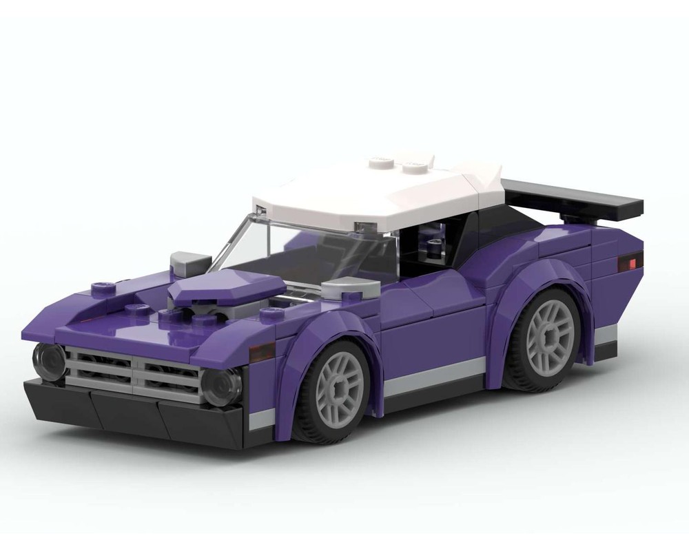 LEGO Set 60408-1-s2 Purple Car (2024 City > Traffic) | Rebrickable ...