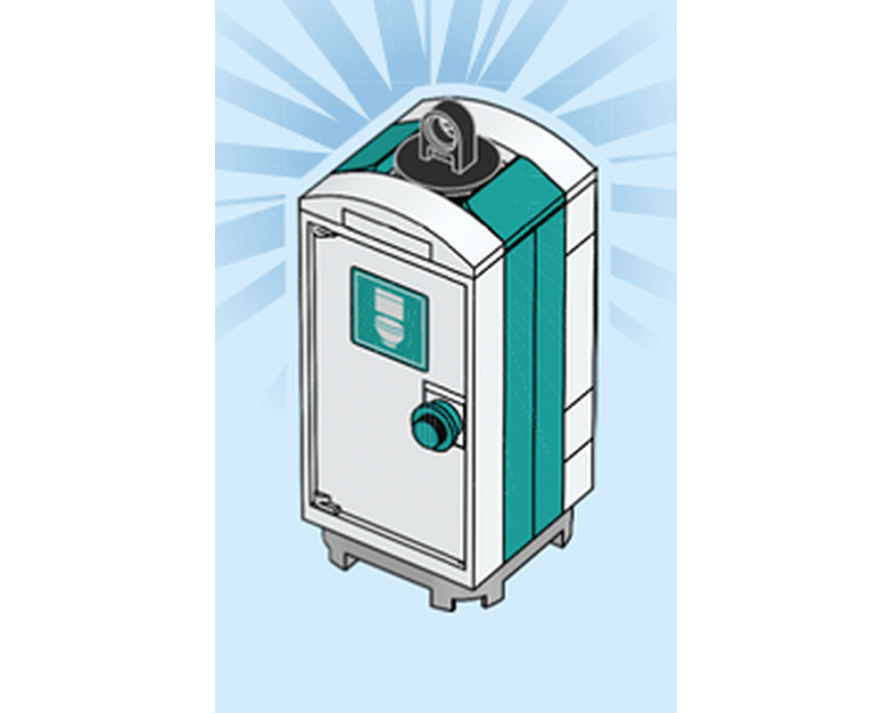 LEGO Set 60409-1-s1 Porta Potty (2024 City) | Rebrickable - Build with LEGO