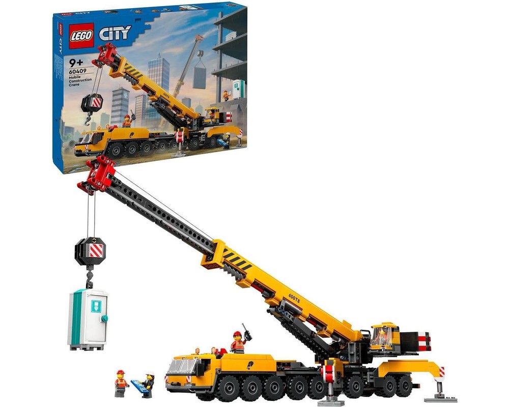 LEGO Set 60409-1 Yellow Mobile Construction Crane (2024 City ...