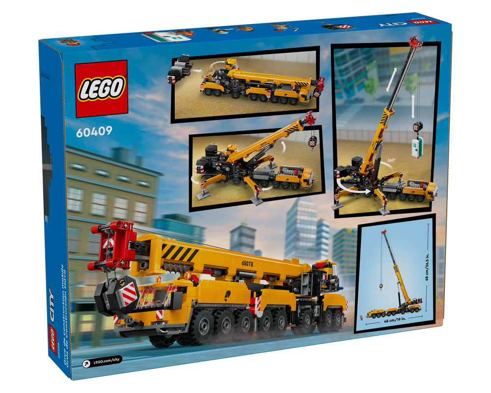 LEGO Set 60409-1 Mobile Construction Crane (2024 City) | Rebrickable ...