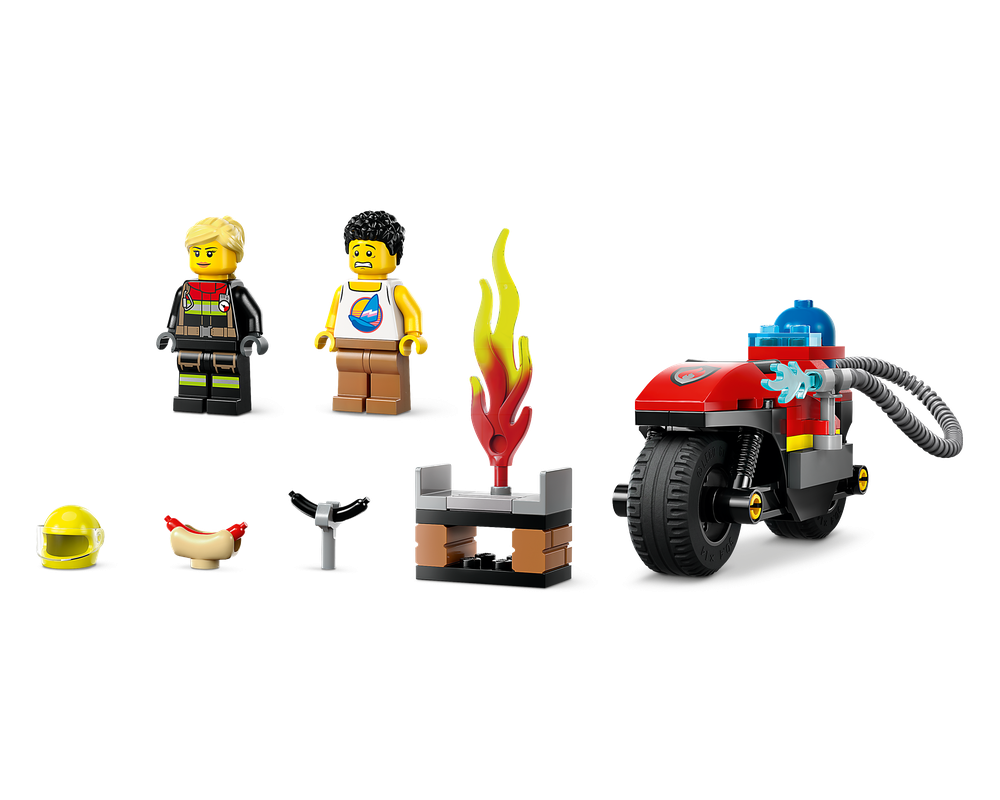 LEGO Set 60410-1 Fire Rescue Motorcycle (2024 City > Fire ...