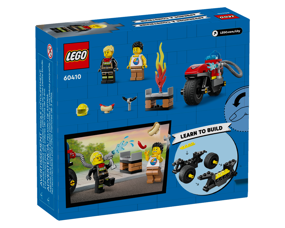 LEGO Set 60410-1 Fire Rescue Motorcycle (2024 City > Fire ...