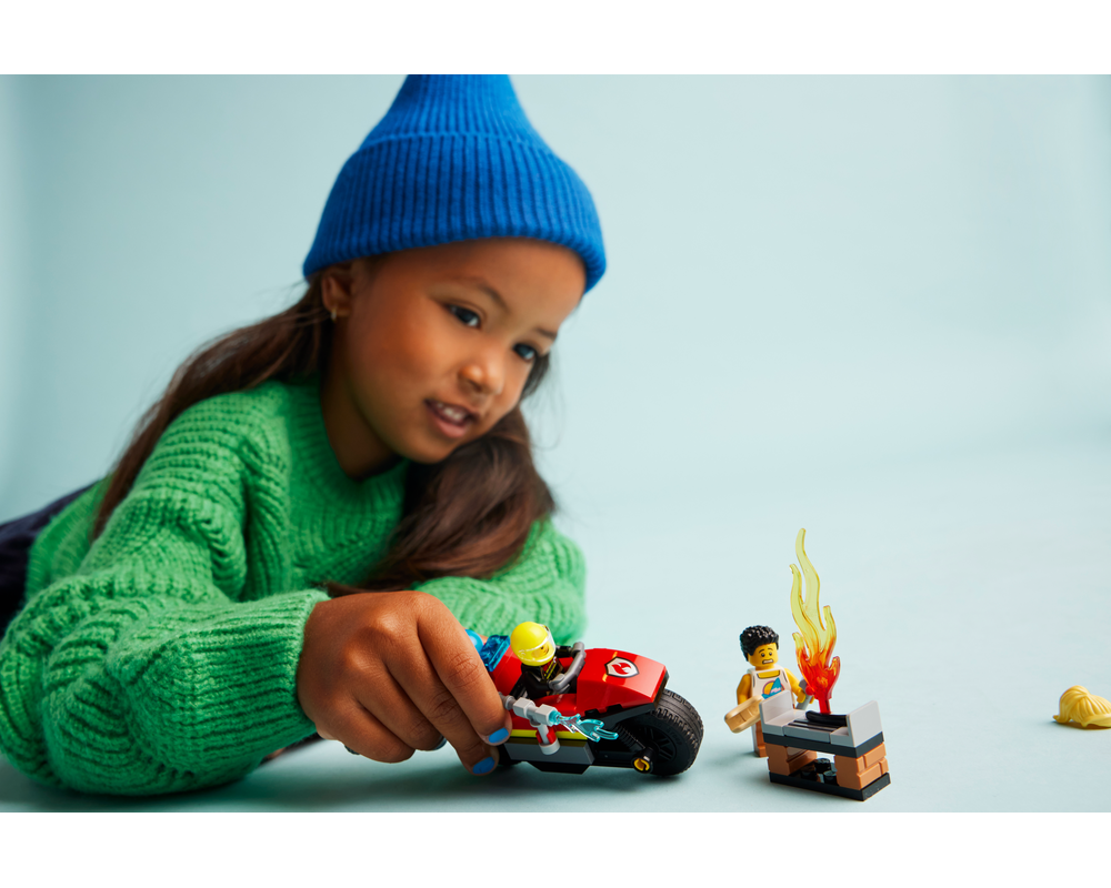 LEGO Set 60410-1 Fire Rescue Motorcycle (2024 City > Fire ...