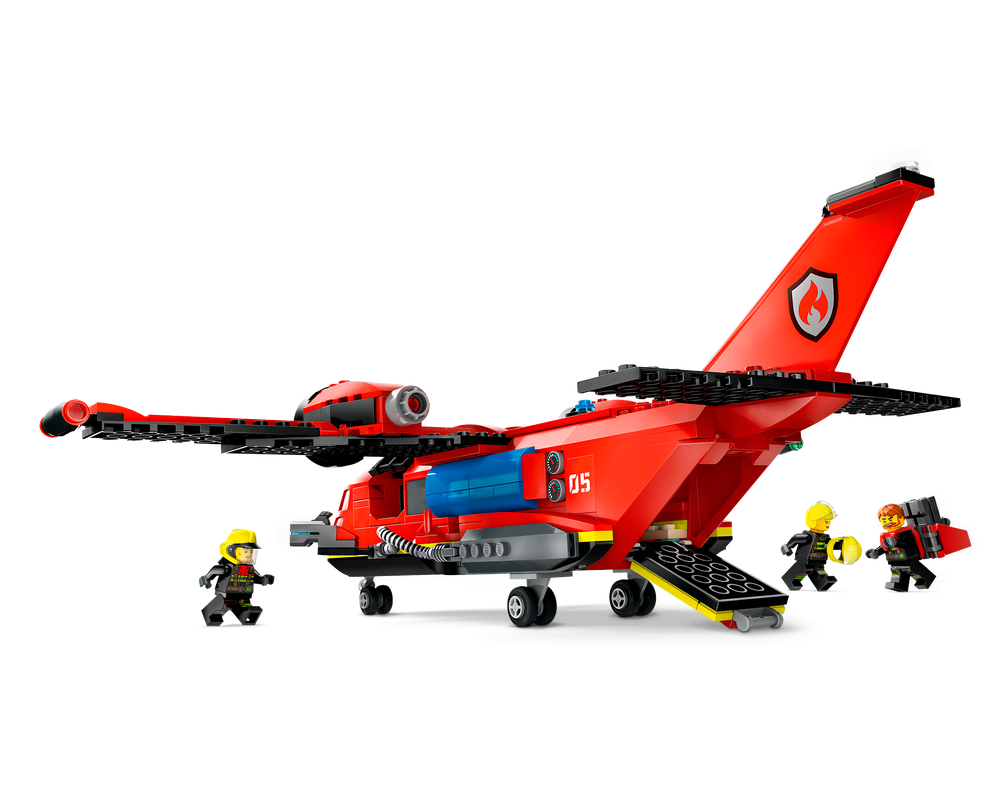 LEGO Set 60413-1 Fire Rescue Plane (2024 City > Fire) | Rebrickable ...