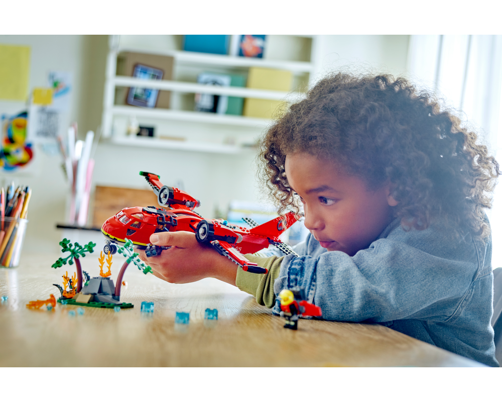 LEGO Set 60413-1 Fire Rescue Plane (2024 City > Fire) | Rebrickable ...