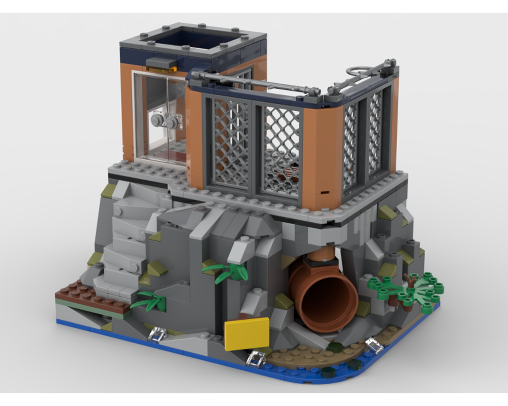 LEGO Set 60419-1-s4 Police Prison Island - Module 2 (2024 City > Police ...