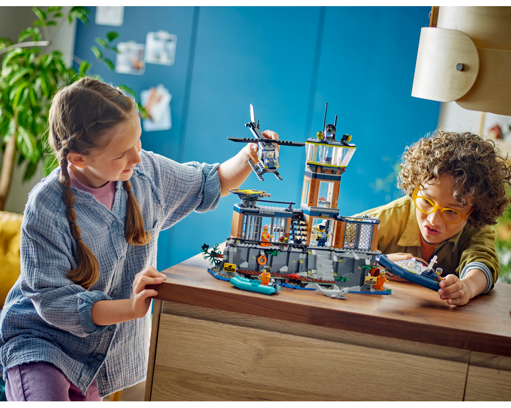 LEGO Set 60419-1 Police Prison Island (2024 City > Police ...