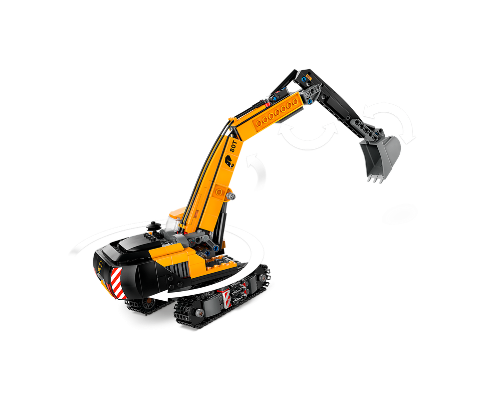 LEGO Set 60420-1 Yellow Construction Excavator (2024 City ...