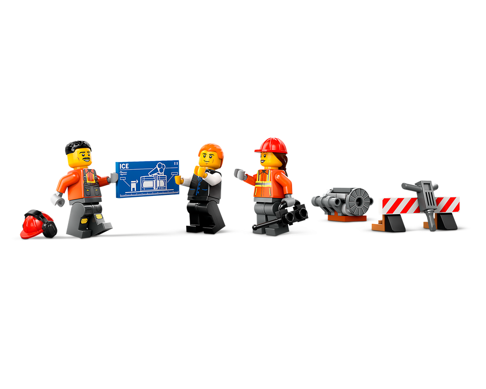 LEGO Set 60420-1 Yellow Construction Excavator (2024 City ...
