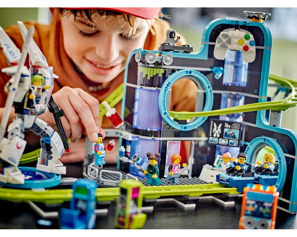 LEGO Set 60421-1 Robot World Roller-Coaster Park (2024 City ...