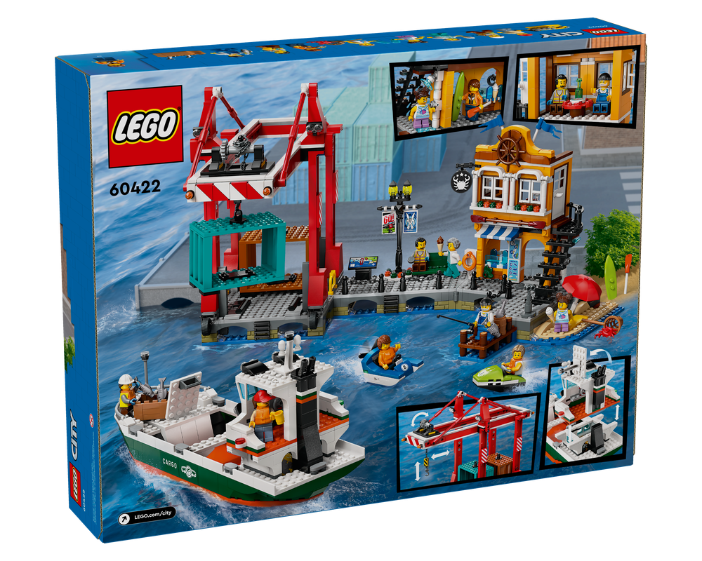 LEGO Set 60422-1 Harbour (2024 City) | Rebrickable - Build with LEGO