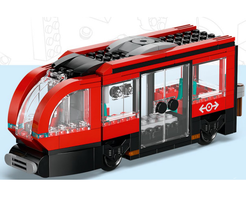 LEGO Set 60423-1-s1 End Carriage (2024 City > Trains) | Rebrickable ...