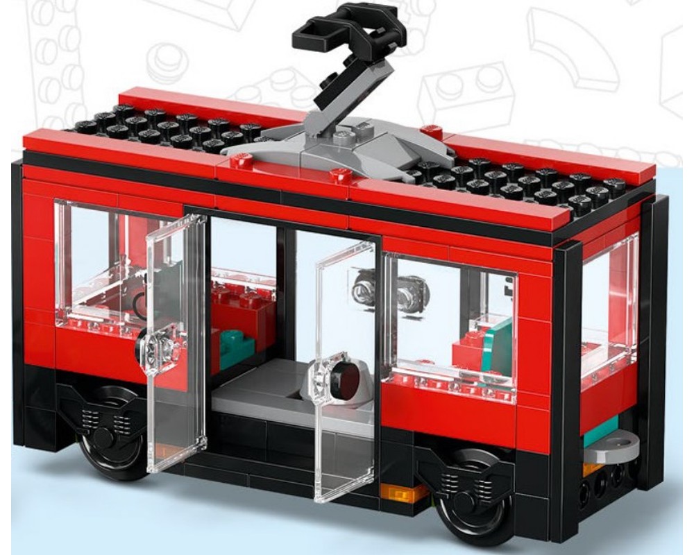 LEGO Set 60423-1-s2 Middle Carriage (2024 City > Trains) | Rebrickable ...