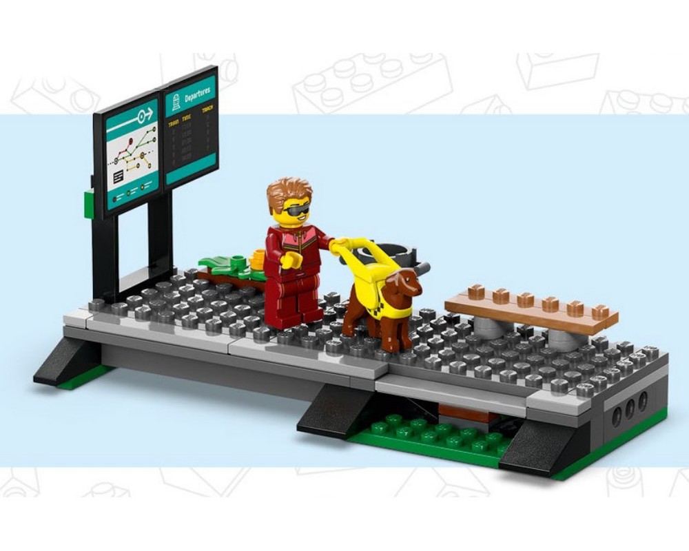 LEGO Set 60423-1-s4 Train Station (2024 City > Trains) | Rebrickable ...