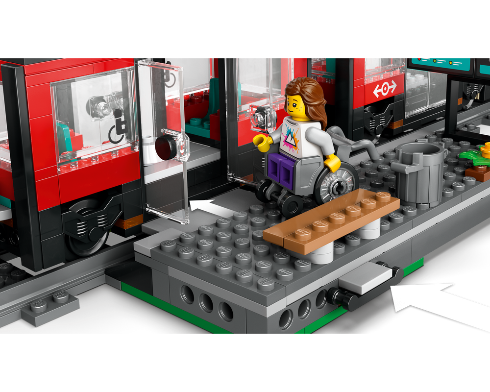 LEGO Set 60423-1 Downtown Streetcar and Station (2024 City > Trains ...
