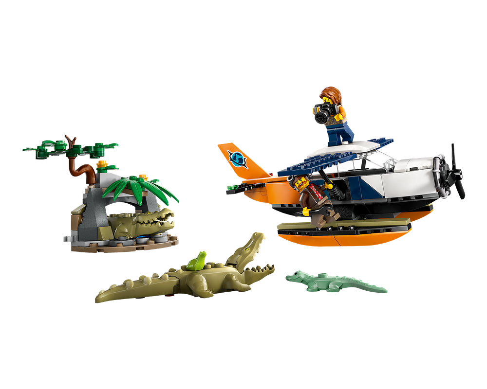 LEGO Set 60425-1 Jungle Explorer Water Plane (2024 City) | Rebrickable ...