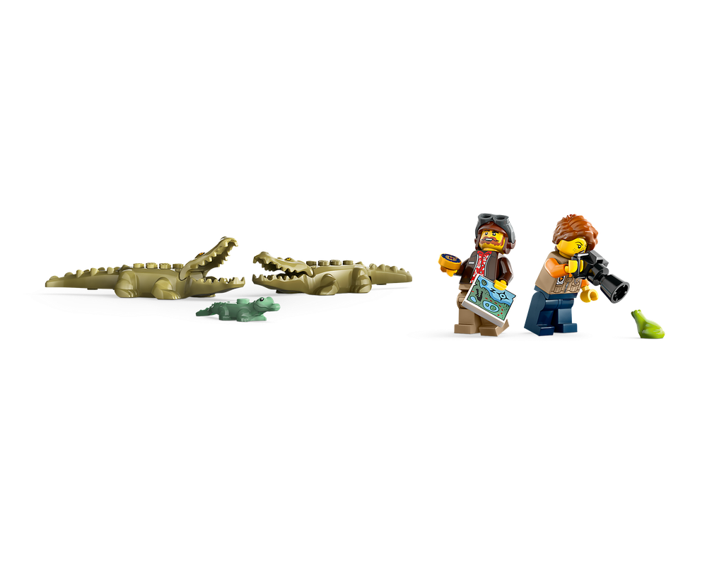 LEGO Set 60425-1 Jungle Explorer Water Plane (2024 City) | Rebrickable ...