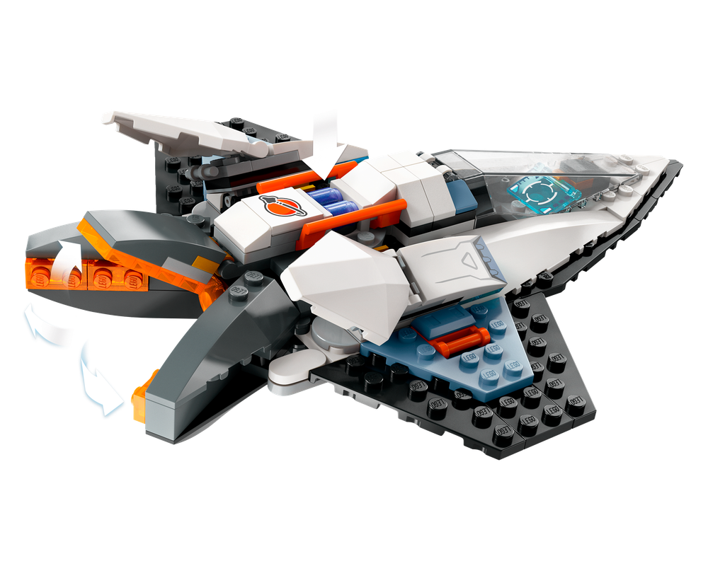 LEGO Set 60430-1 Interstellar Spaceship (2024 City) | Rebrickable ...