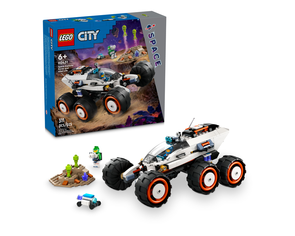LEGO Set 60431-1 Space Explorer Rover and Alien Life (2024 City ...