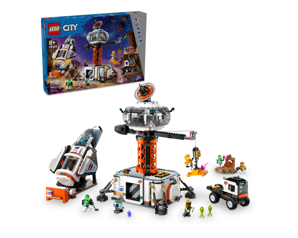 LEGO Set 60434-1 Space Base and Rocket Launchpad (2024 City ...