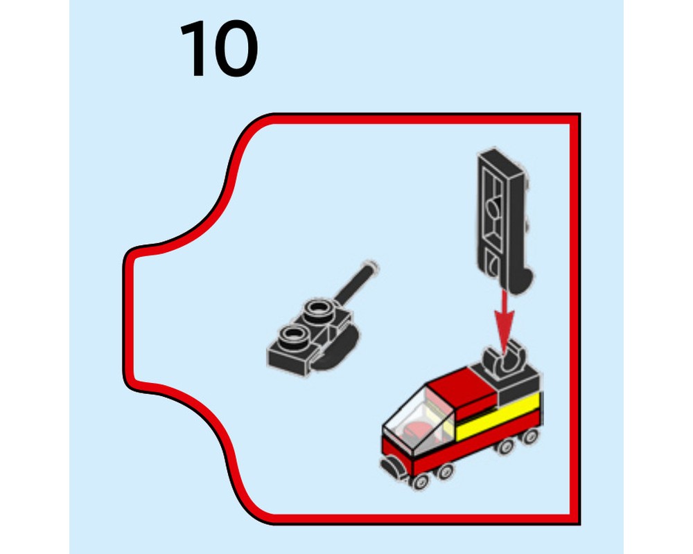 LEGO Set 60436-1-s10 2024 - Day 10: Toy Firetruck (2024 Seasonal ...