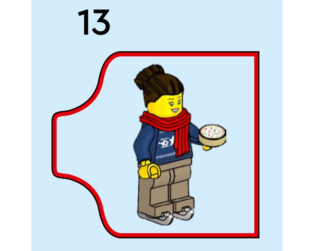 LEGO Set 60436-1-s13 2024 - Day 13: Iceskater (2024 Seasonal > Advent ...