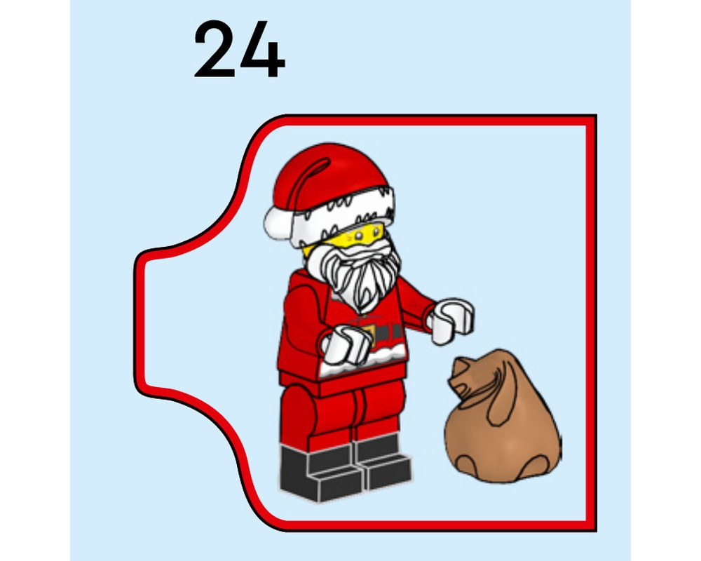 LEGO Set 60436-1-s24 2024 - Day 24: Santa Claus (2024 Seasonal > Advent ...