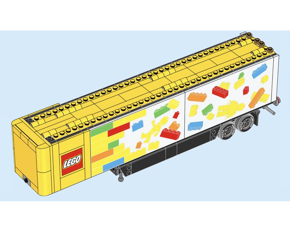 LEGO Set 60440-1-s2 Semi Trailer (2024 City) | Rebrickable - Build with ...