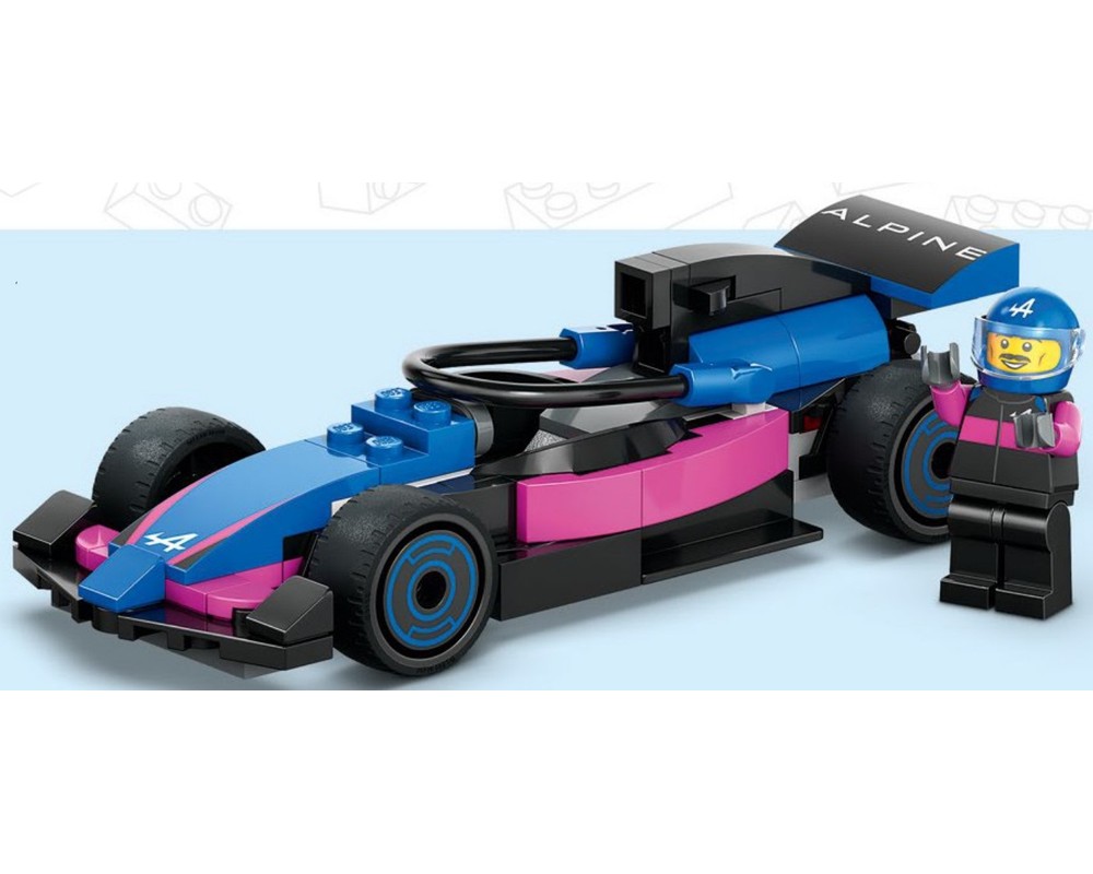 LEGO Set 60444-1-s1 Alpine Race Car (2025 City) | Rebrickable - Build ...