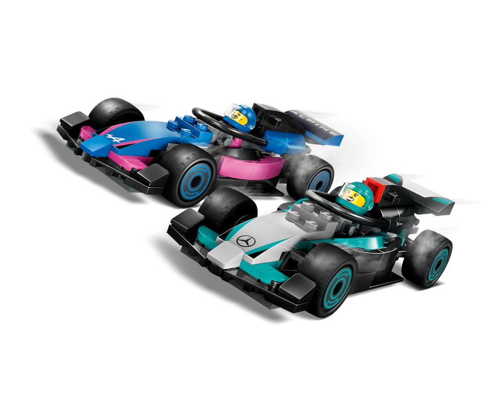 LEGO Set 60444-1 F1 Garage & Mercedes-AMG & Alpine Cars (2025 City ...