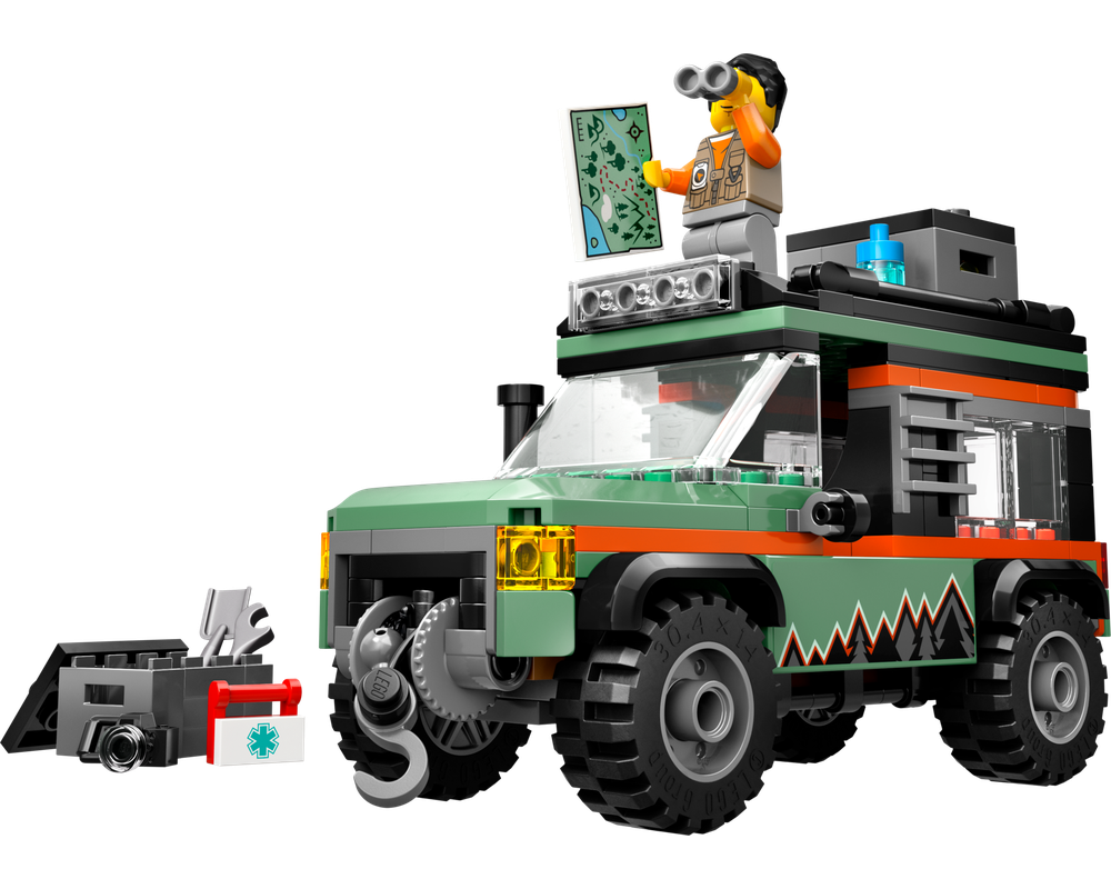 LEGO Set 60447-1 Off-Road 4x4 Mountain Truck (2025 City > Off-Road ...