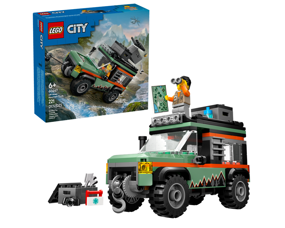 LEGO Set 60447-1 Off-Road 4x4 Mountain Truck (2025 City > Off-Road ...