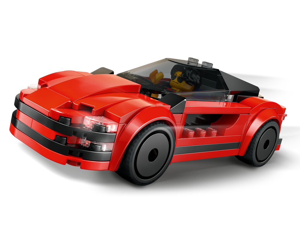 LEGO Set 60448-1 Red Sports Car (2025 City) | Rebrickable - Build with LEGO