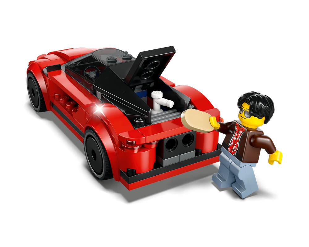 LEGO Set 60448-1 Red Sports Car (2025 City) | Rebrickable - Build with LEGO