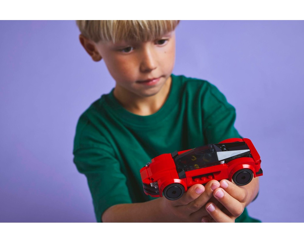 LEGO Set 60448-1 Red Sports Car (2025 City > Traffic) | Rebrickable ...
