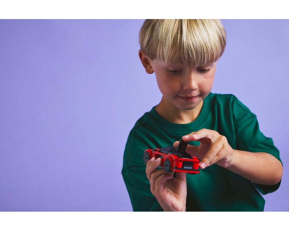 LEGO Set 60448-1 Red Sports Car (2025 City) | Rebrickable - Build with LEGO