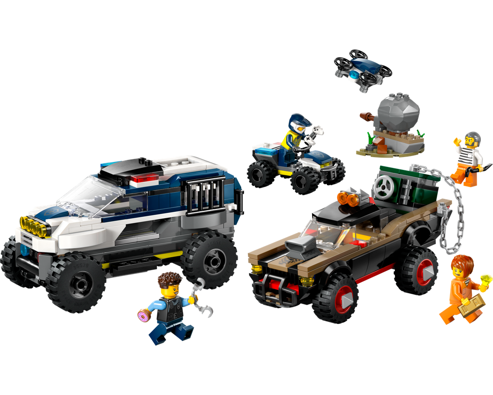 LEGO Set 60449-1 Off-Road Police Car Chase (2025 City > Police ...