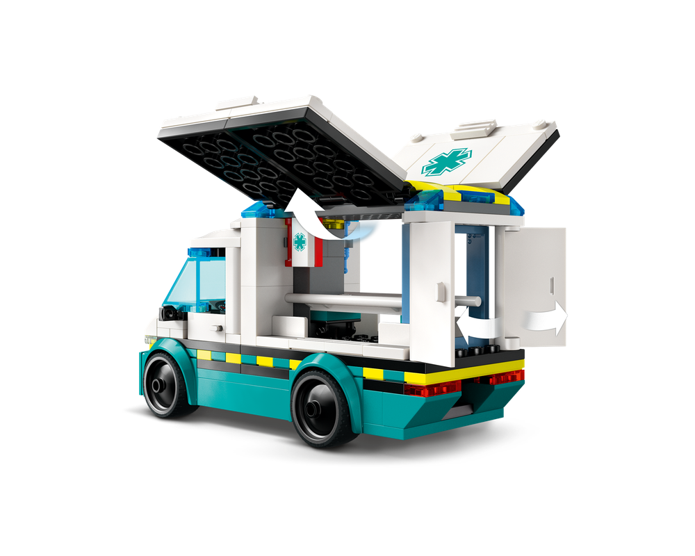 LEGO Set 60451-1 Emergency Ambulance (2025 City > Hospital ...