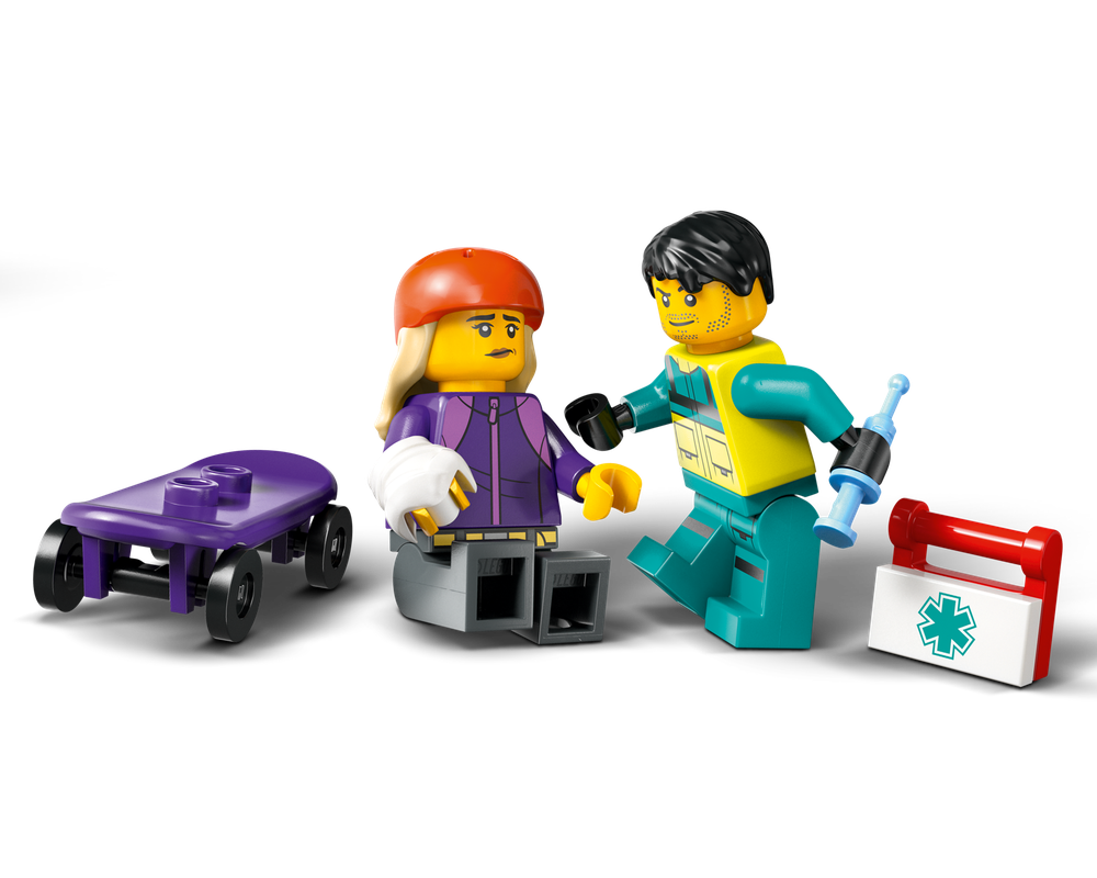 LEGO Set 60451-1 Emergency Ambulance (2025 City > Hospital ...
