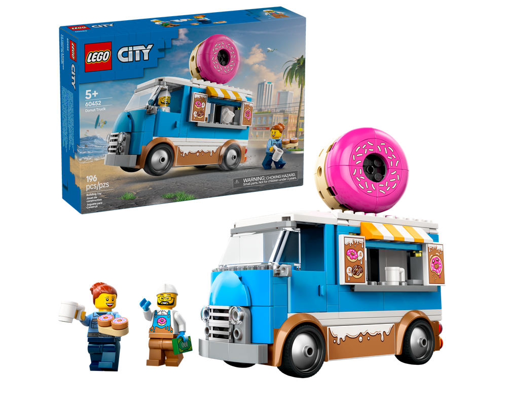 LEGO Set 60452-1 Donut Truck (2025 City > Traffic) | Rebrickable ...