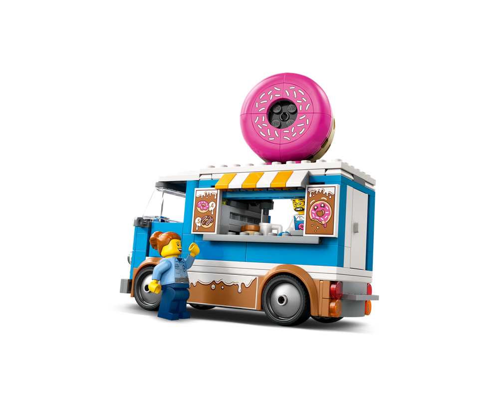 LEGO Set 60452-1 Donut Truck (2025 City) | Rebrickable - Build with LEGO
