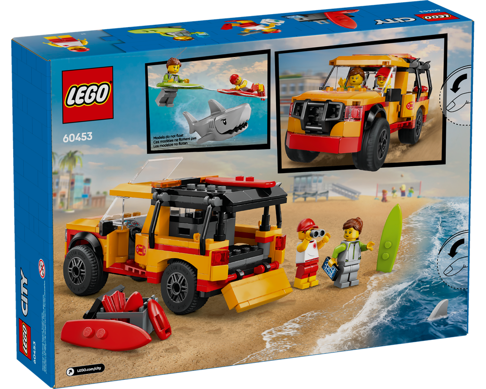 LEGO Set 60453-1 Lifeguard Beach Rescue Truck (2025 City > Coast Guard ...