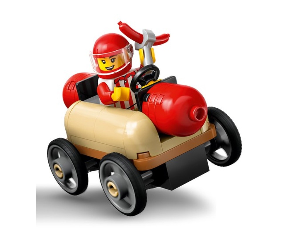 LEGO Set 60460-1-s1 Hot Dog Race Car (2025 City) | Rebrickable - Build ...