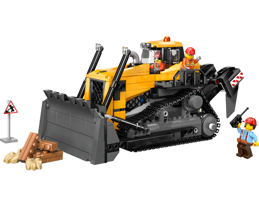 LEGO Set 60466-1 Yellow Bulldozer (2025 City > Construction ...